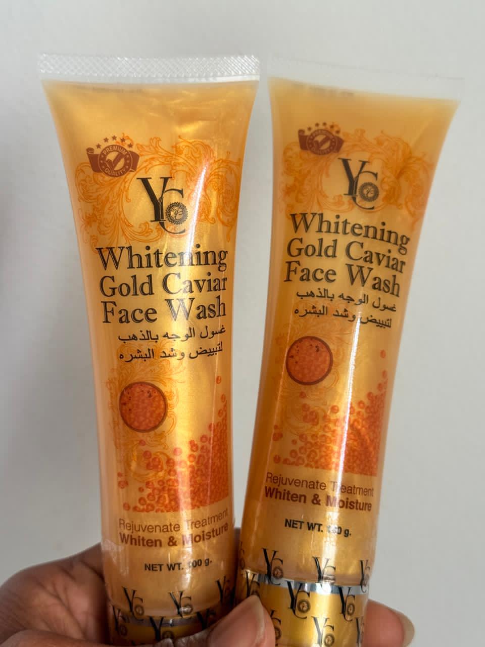 yc whiting gold caviar face wash | Chichi Luxe Beauty | Chichi Luxe Beauty